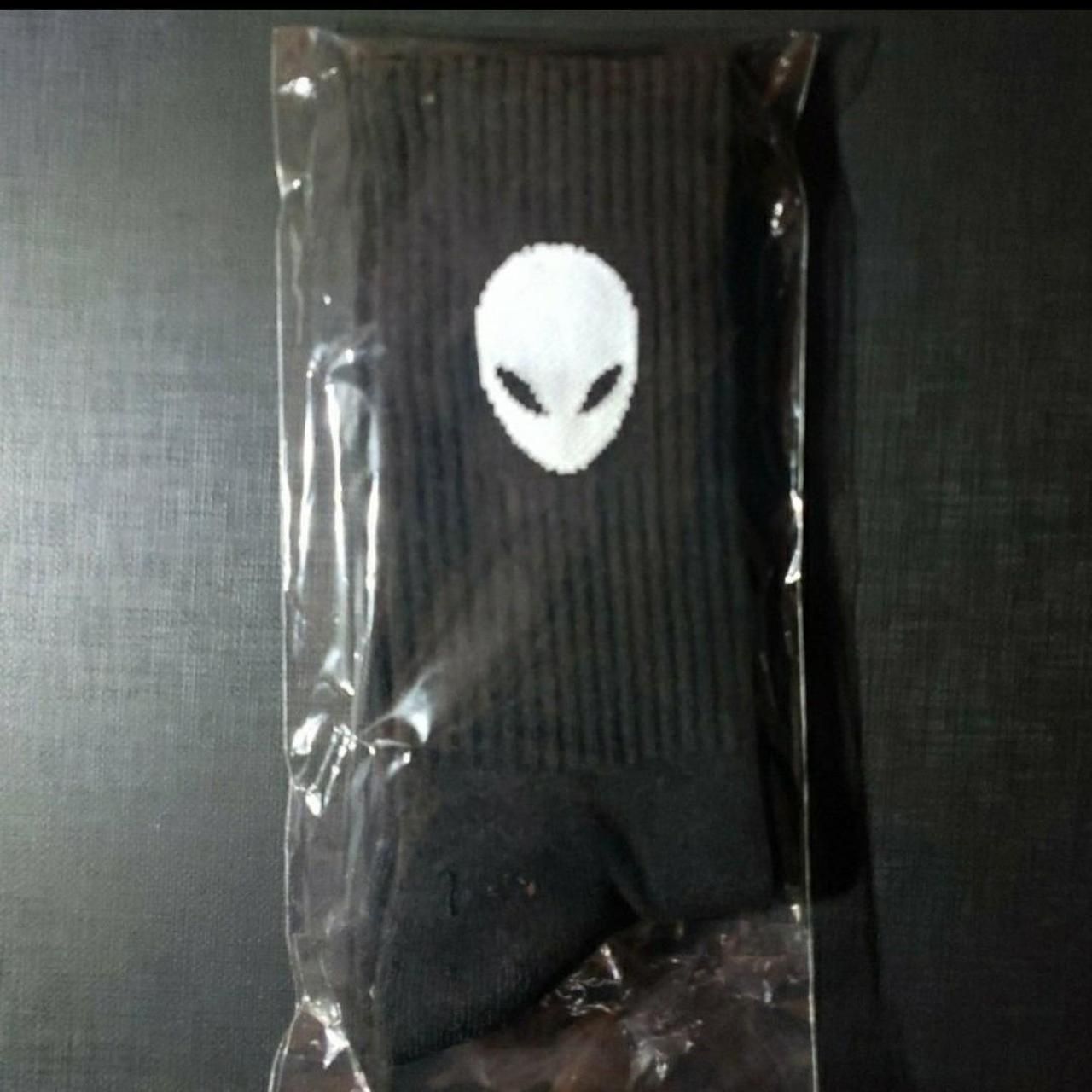 Alienware official black socks SIZE 8-12... - Depop