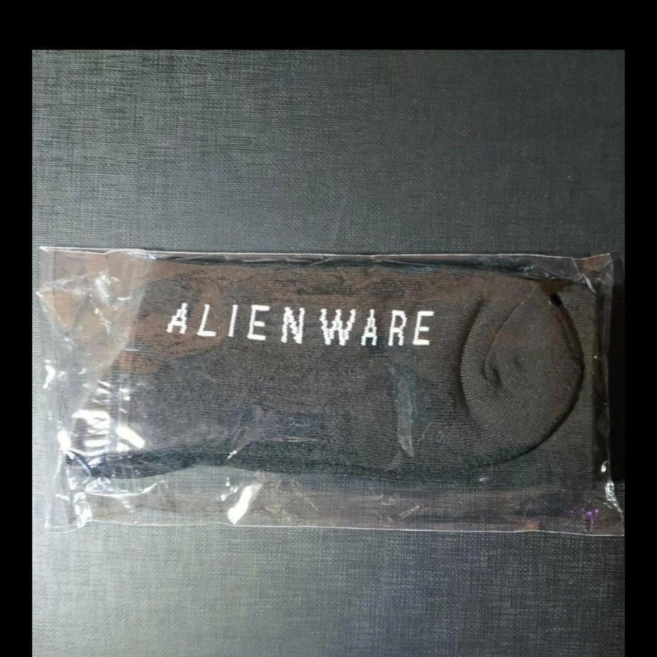 Alienware official black socks SIZE 8-12... - Depop
