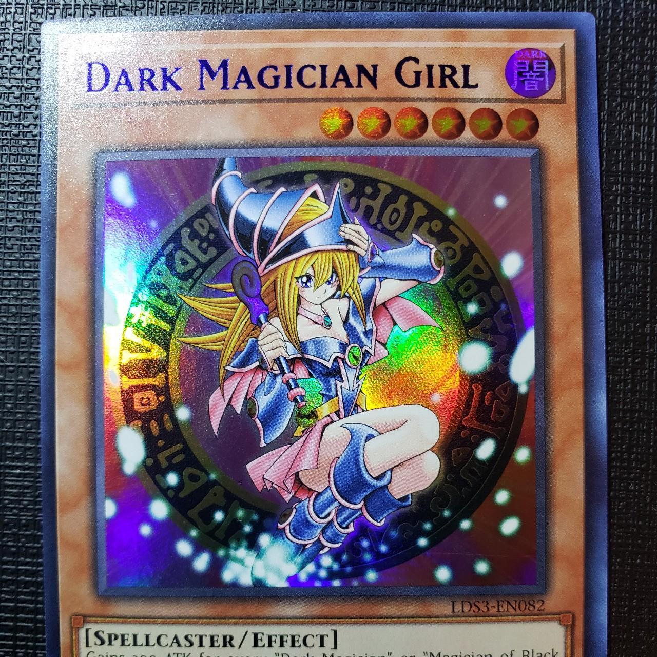 Yugioh Dark Magician Girl Blue Ultra Rare 1st Depop