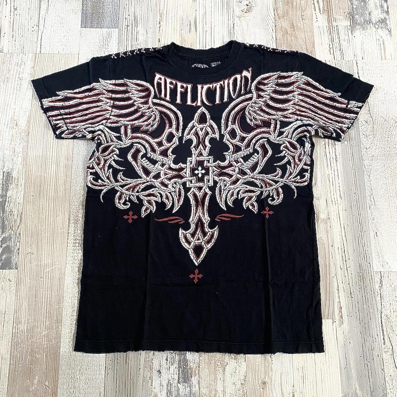 Affliction Men's T-shirt | Depop