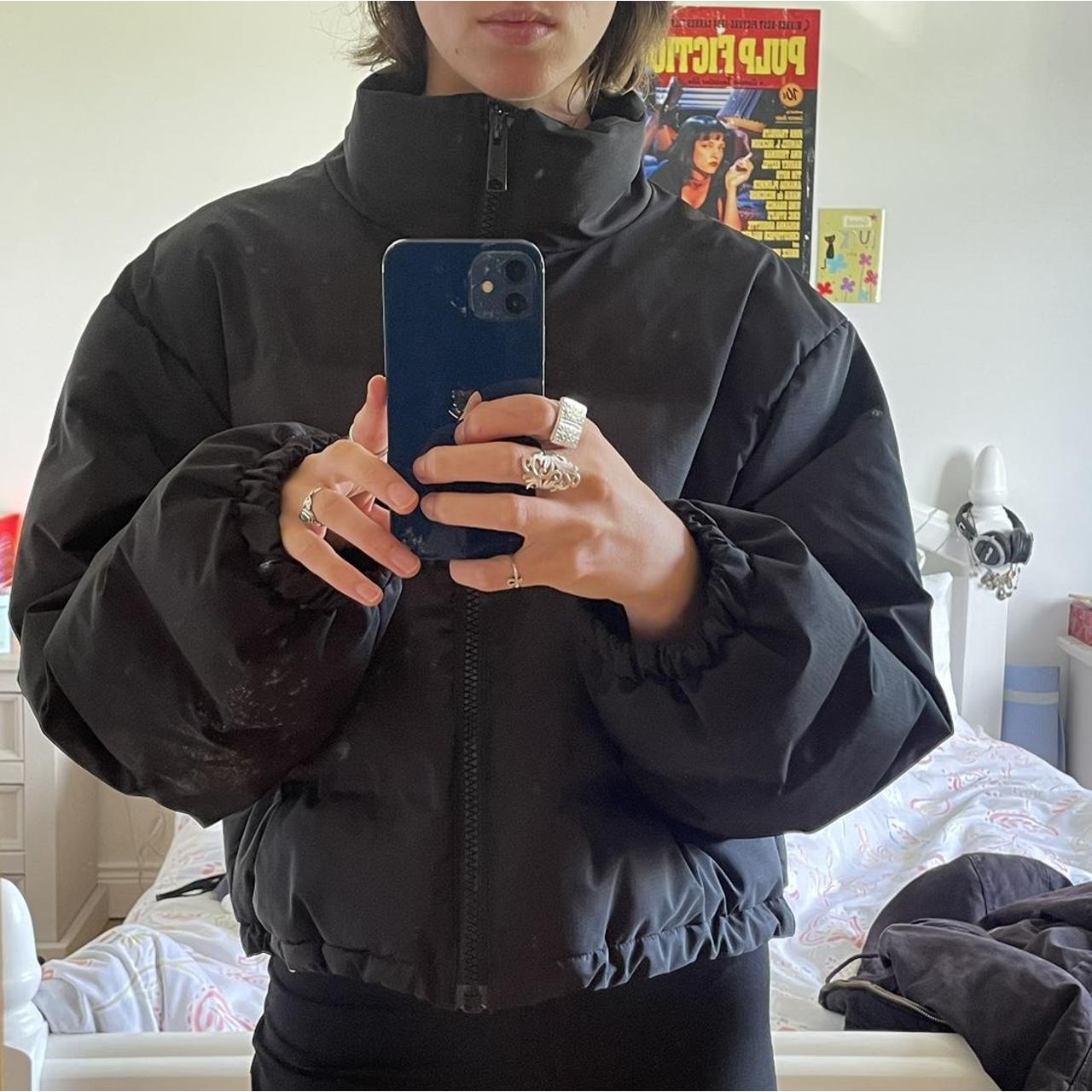 Weekday Promis polyester short puffer jacket bought... - Depop