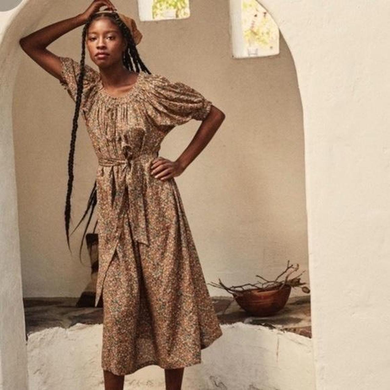 Doen Safflower Dress Flowy floral print dress with... - Depop