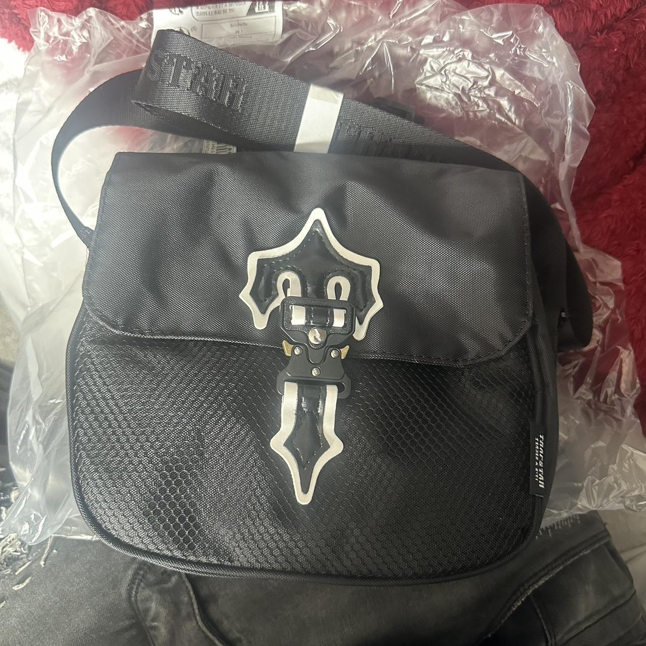 Black and white Trapstar bag Brand new Free shipping - Depop
