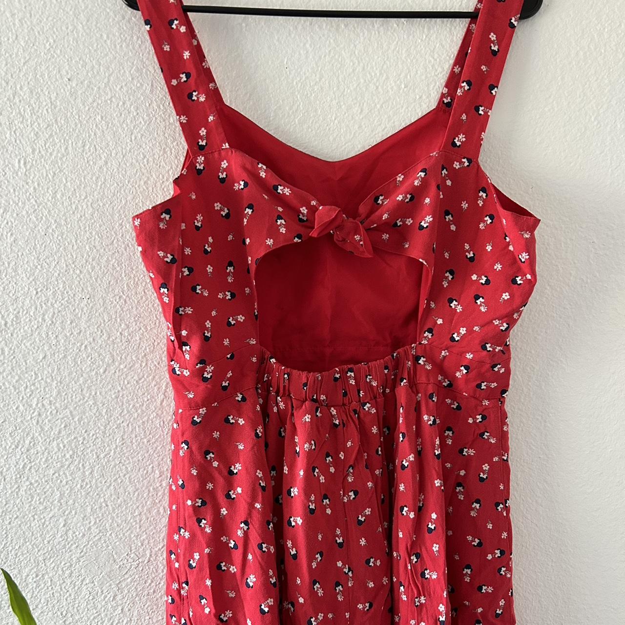 Lauren Conrad Women's Red Dress | Depop