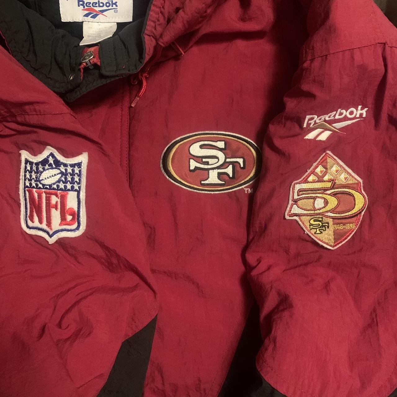 NFL Men's Red and Yellow Jacket | Depop