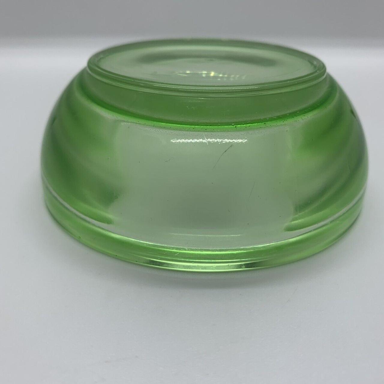 Thick Green Glass Bowl Trinket Dish Candle Tealight Depop