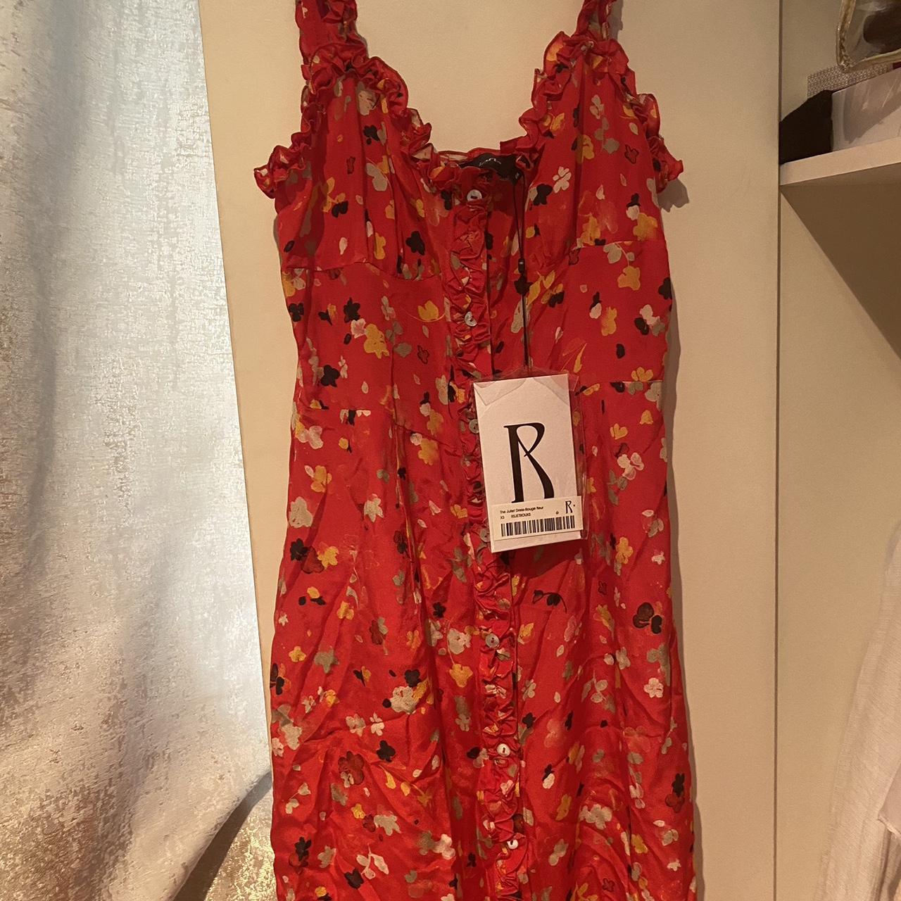 Realisation Par Juliet Midi Dress in Rouge... - Depop