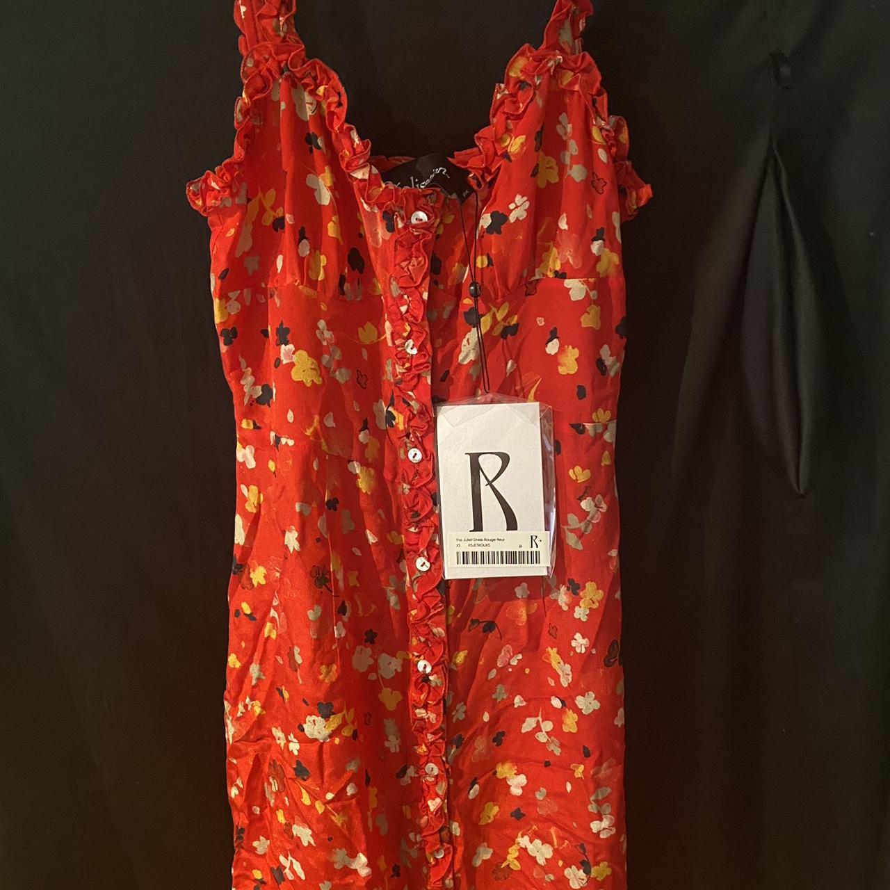 Realisation Par Juliet Midi Dress in Rouge... - Depop