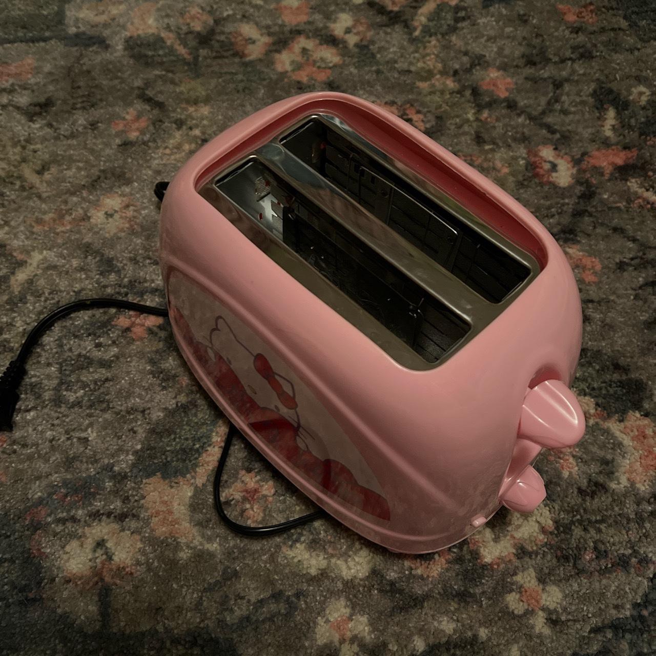 hello kitty toaster used once prints out hello kitty... - Depop