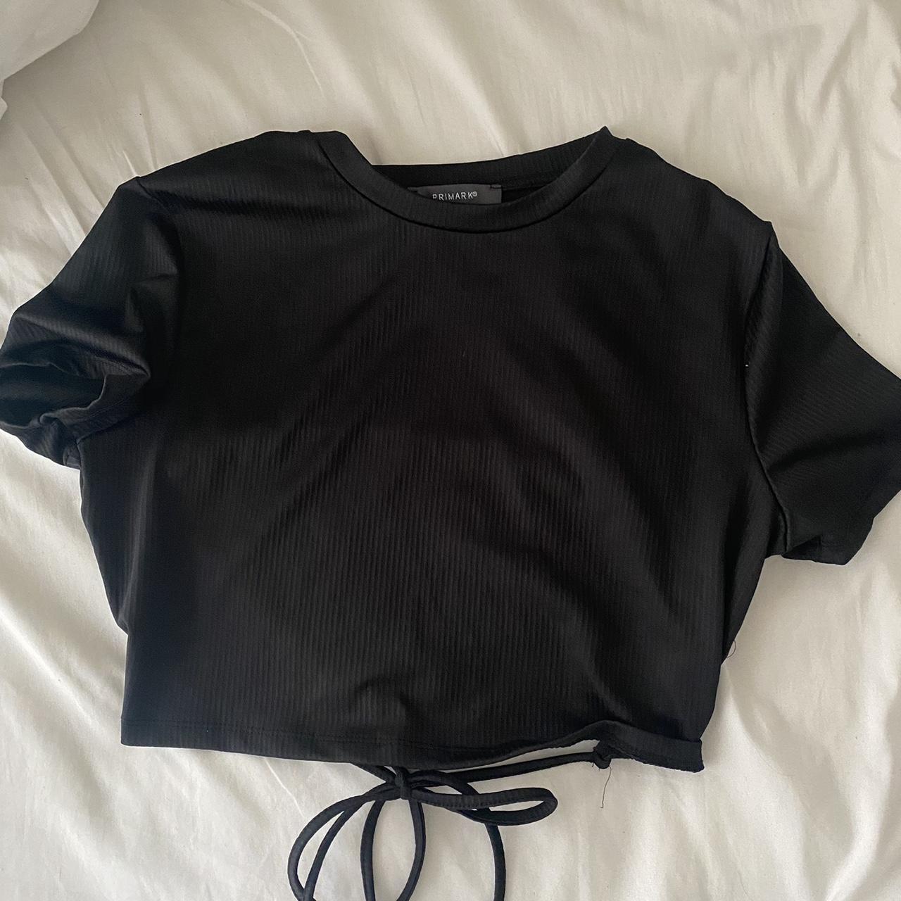 Primark Women's Black Crop-top | Depop
