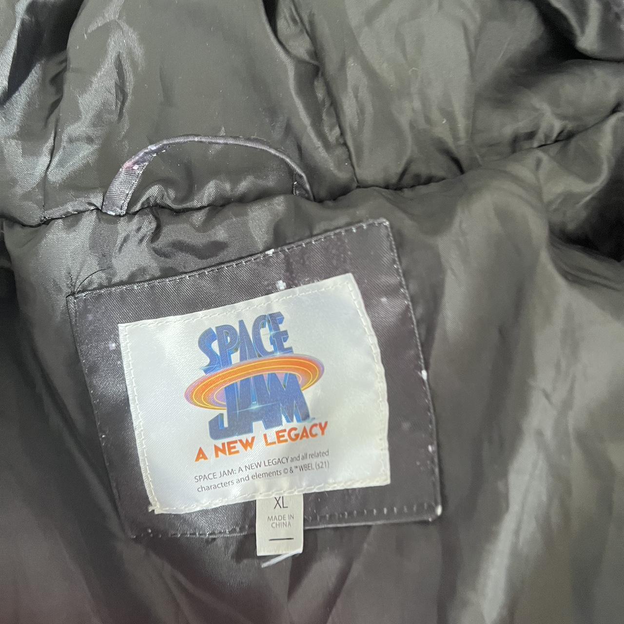 Members only space jam puffer jacket only worn to... - Depop