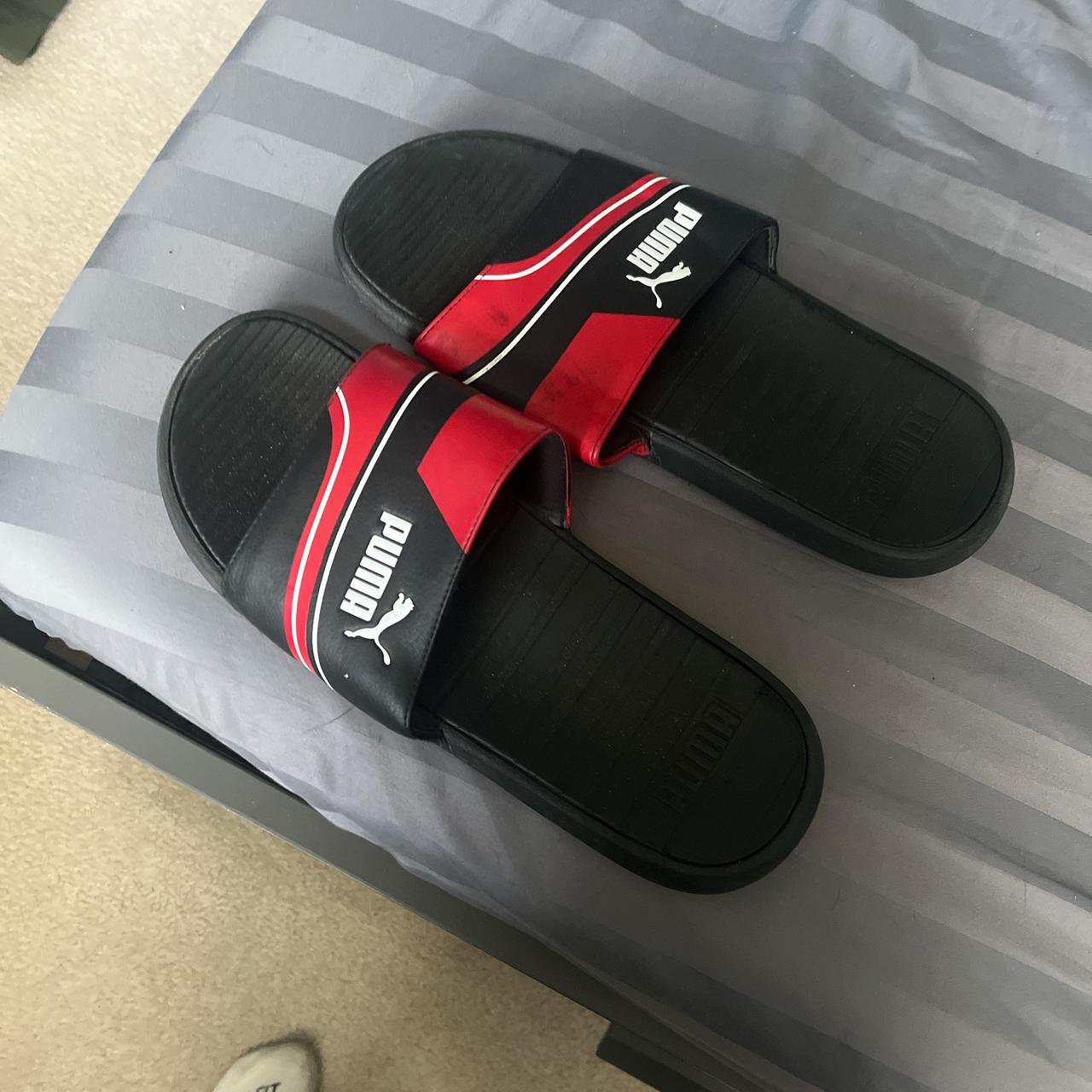 Men’s Puma Slides Size 11.5 - Depop