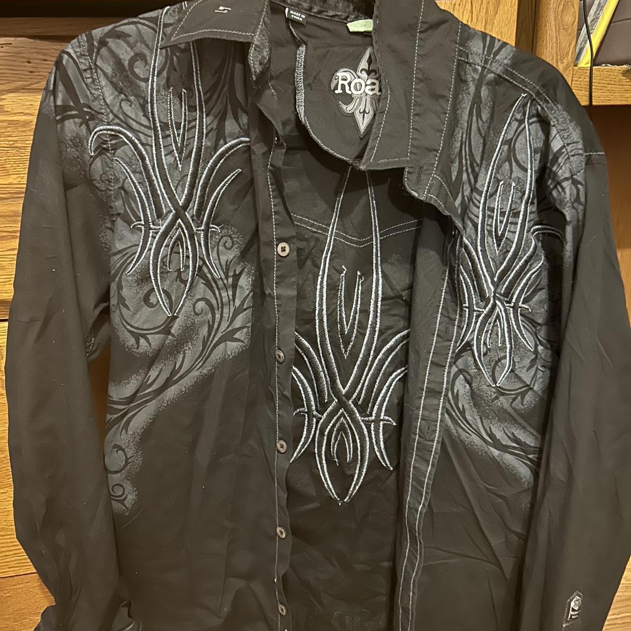 Emo roar button down For all the emo vaqueros and... - Depop