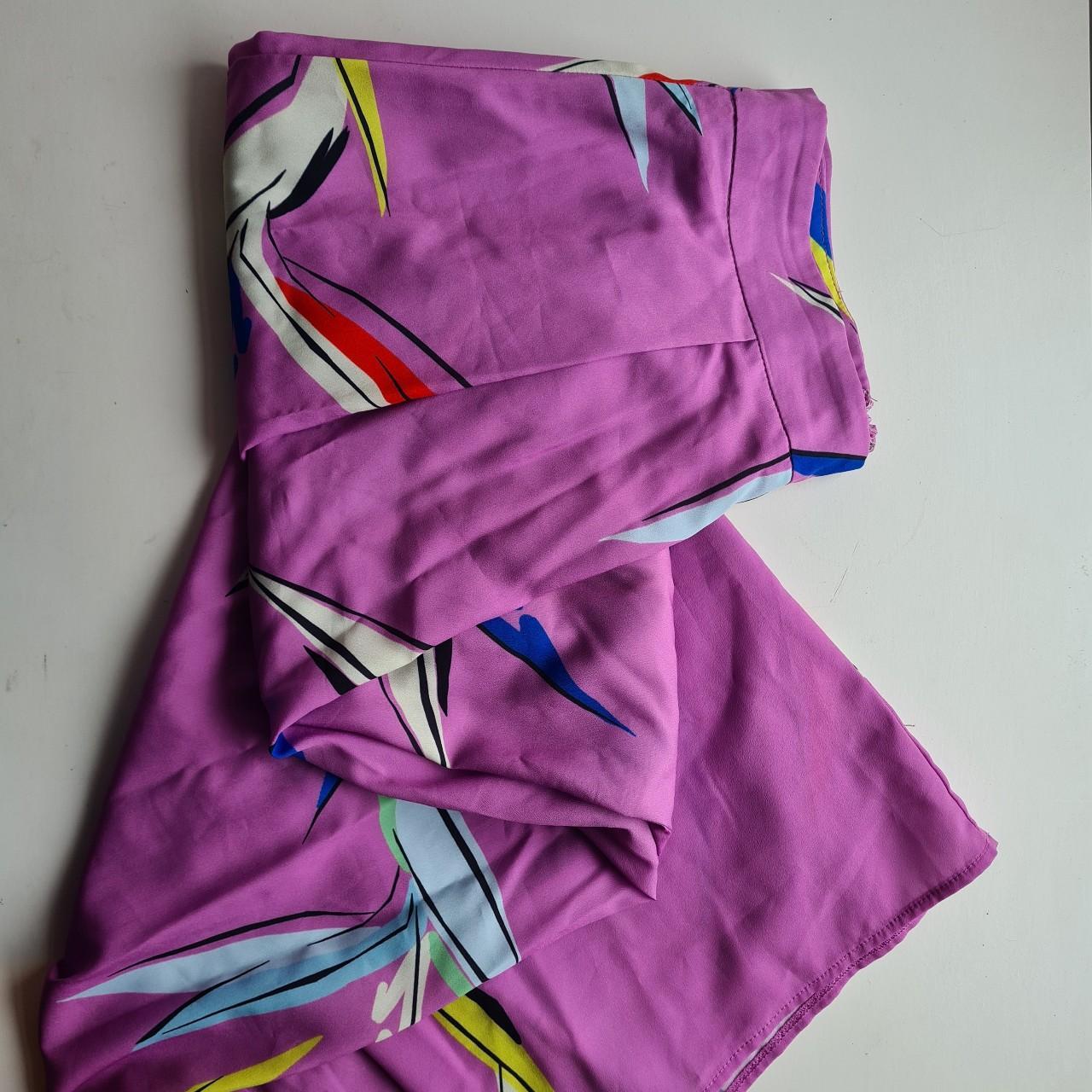 Wide Leg Trousers Light Fabric Size 8 See Pic For Depop
