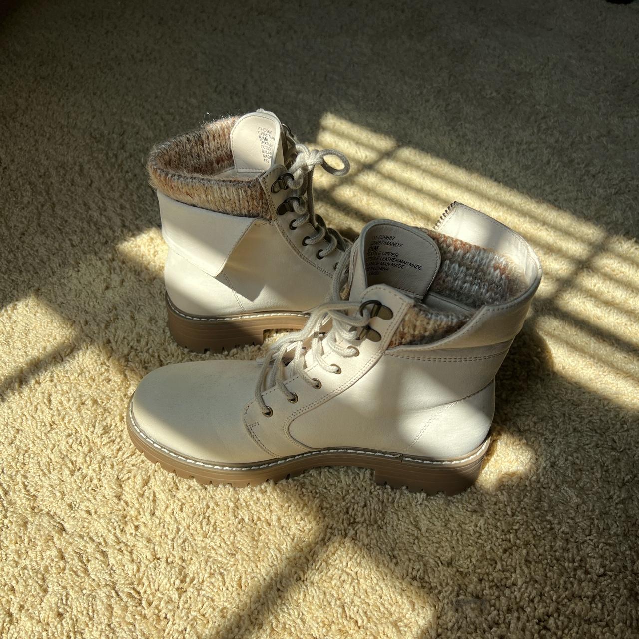 Creamy white “Cliffs” boots I bought these boots... - Depop