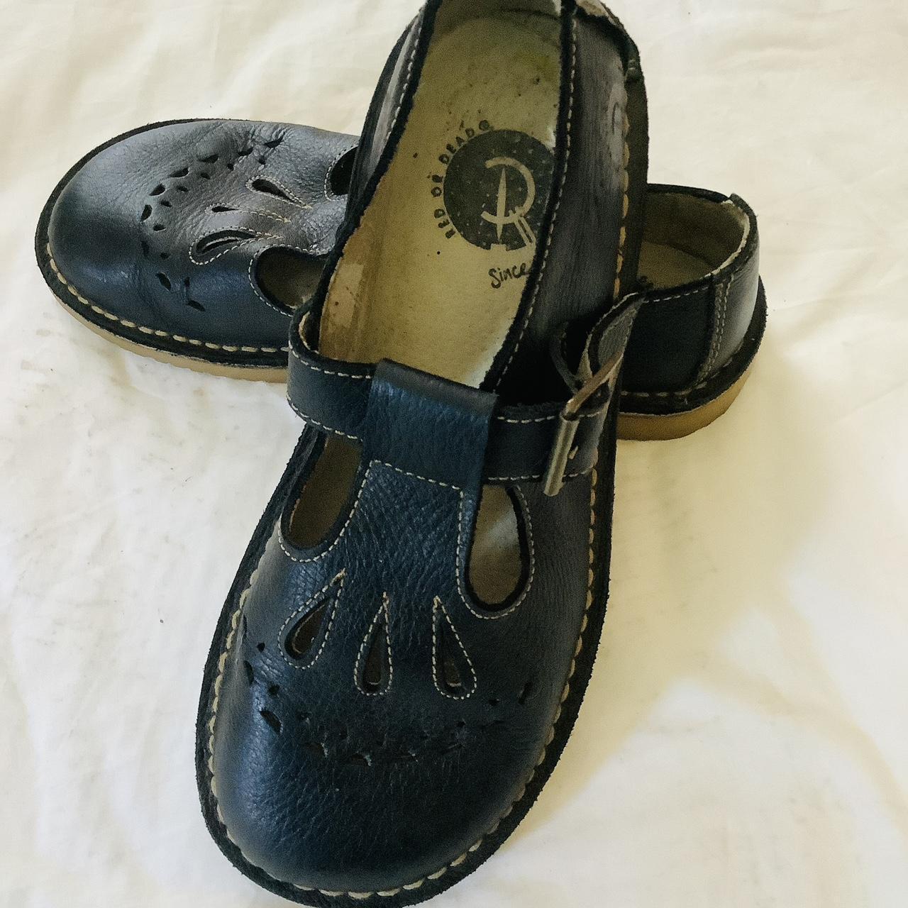 Red or Dead Women's Black Sandals | Depop