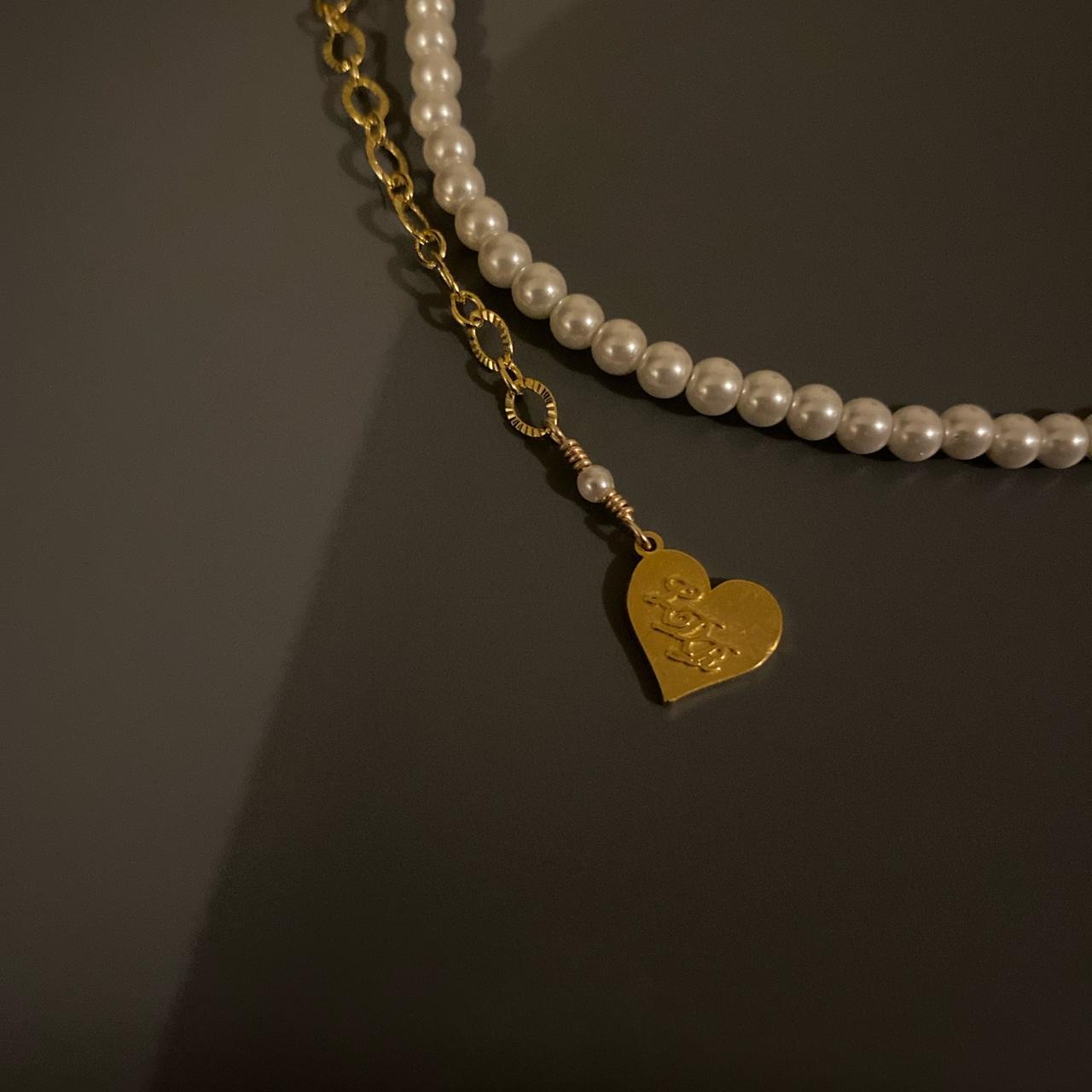 Lana del Rey A&W pearl necklace Brand new 24k gold... - Depop