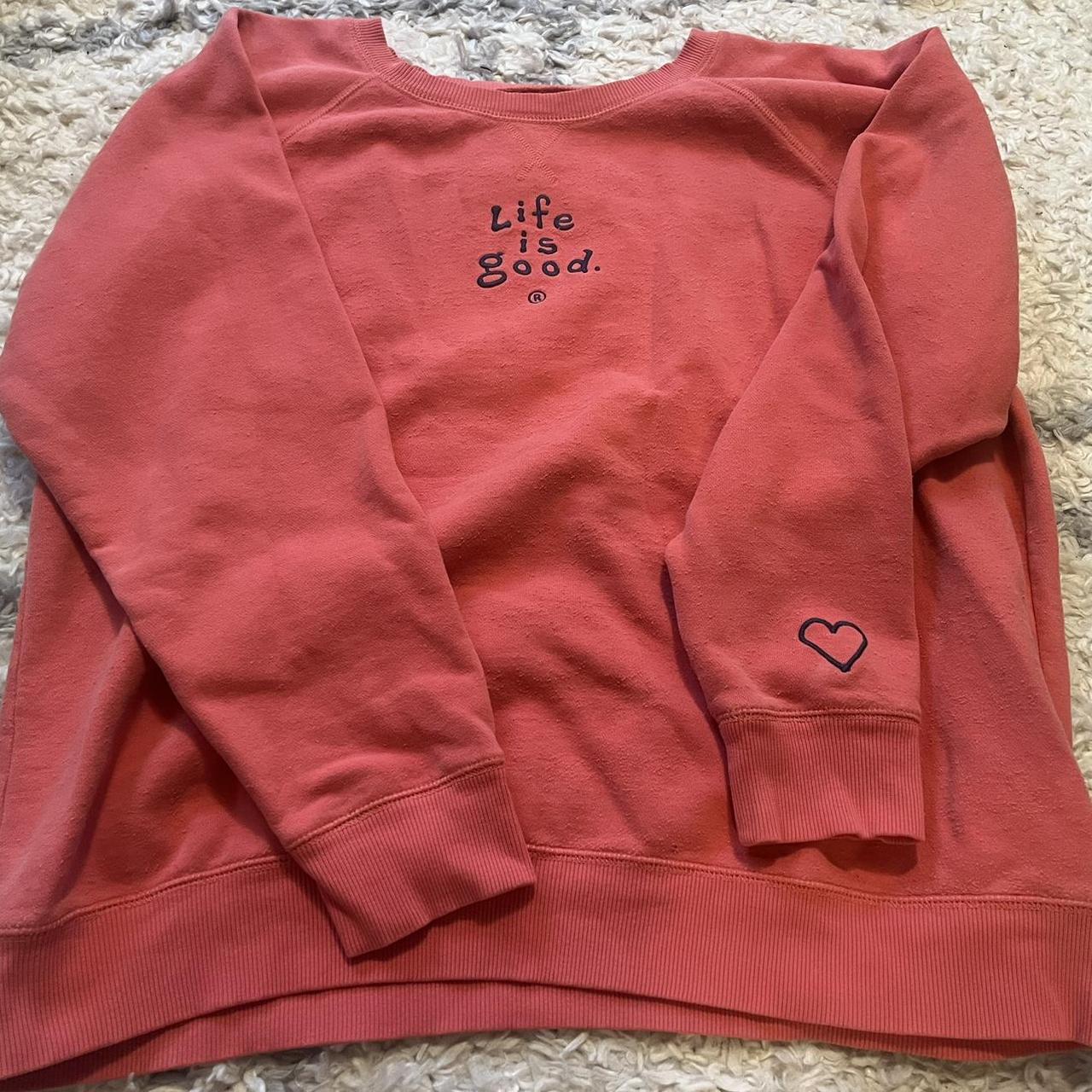 Life is good sweatshirt - Depop