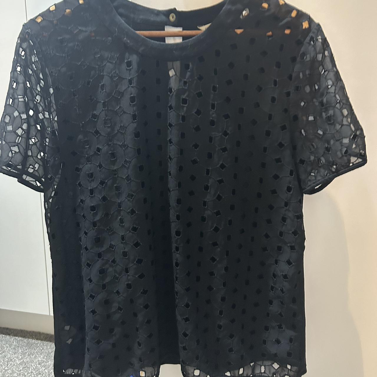 black detailed country road top. In perfect condition - Depop