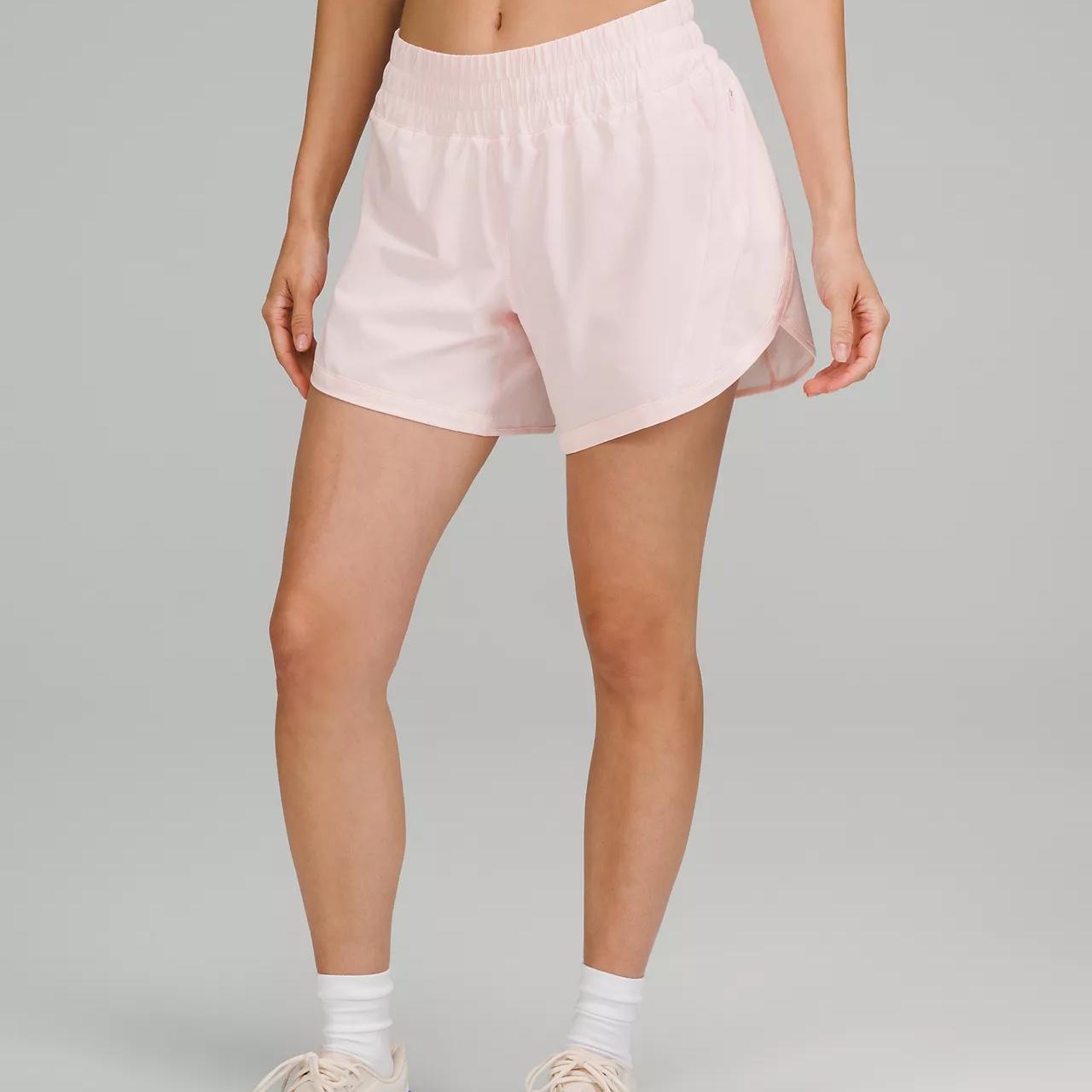 💓lululemon light pink track that shorts🤍 The cutest... - Depop