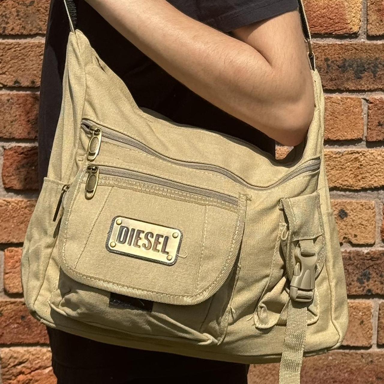 Diesel military inspired style side bag. The bag has... - Depop