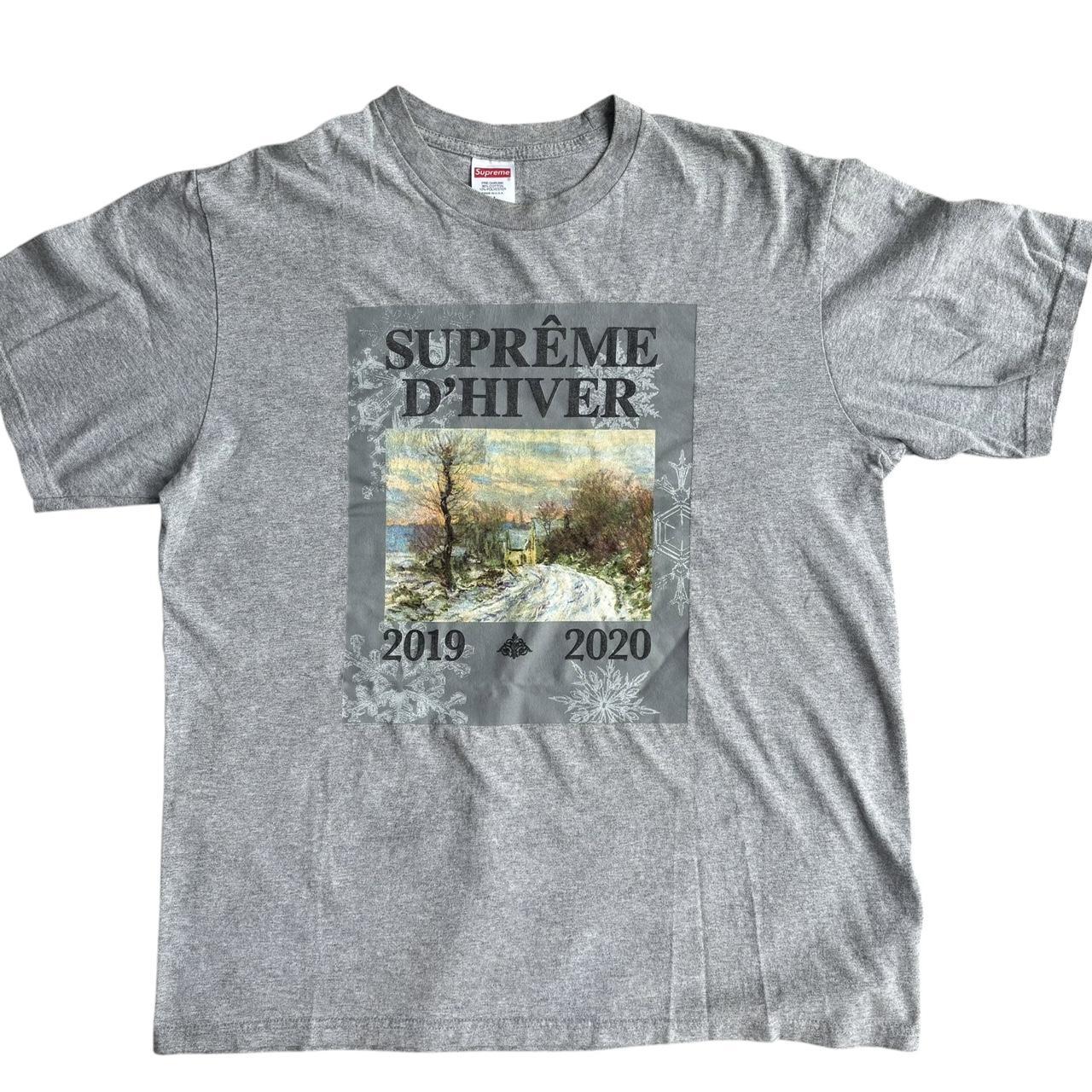 Supreme T Shirt Grey Supreme T shirt Size... | Depop