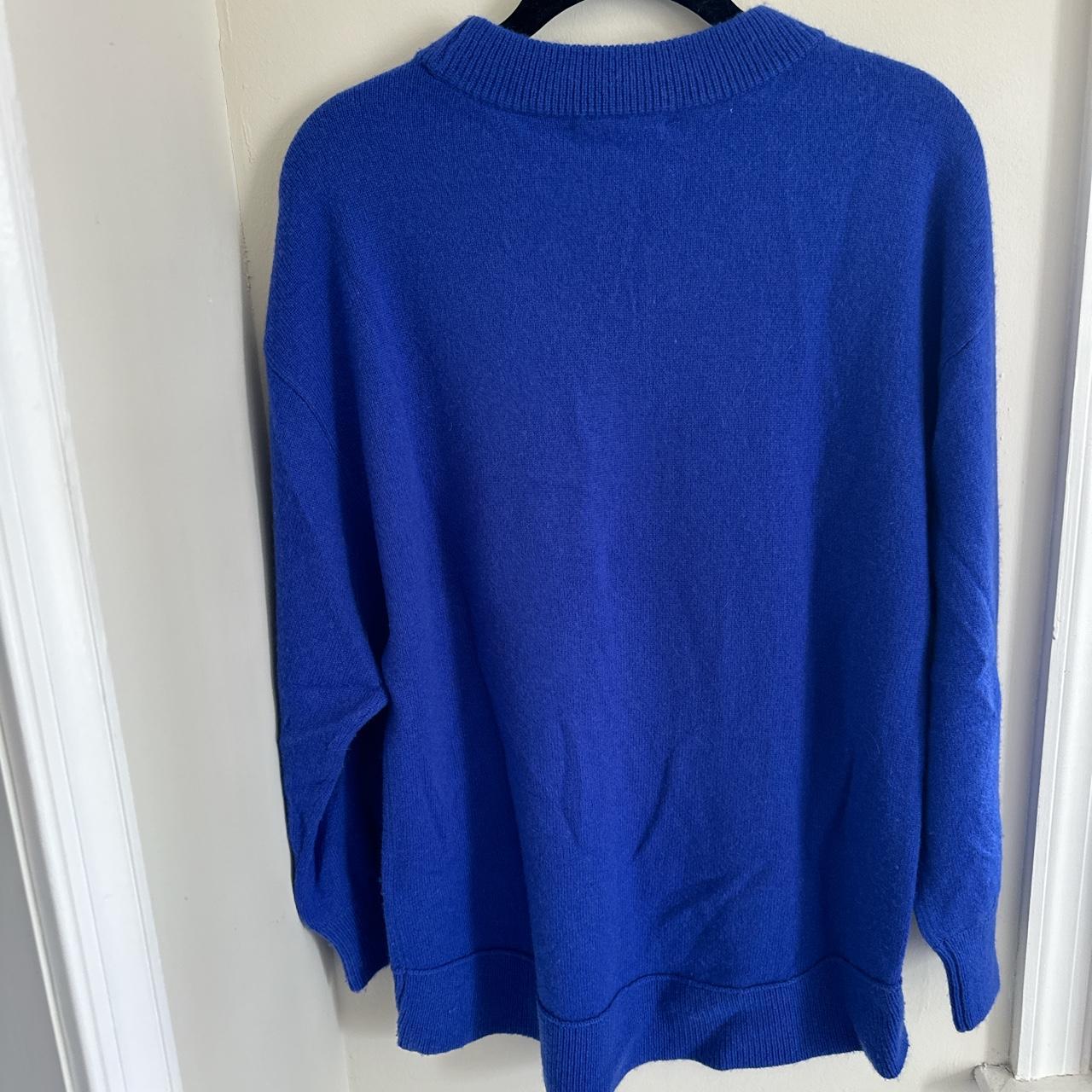 Alice & Olivia - Cobalt Blue Cashmere Sweater - Depop