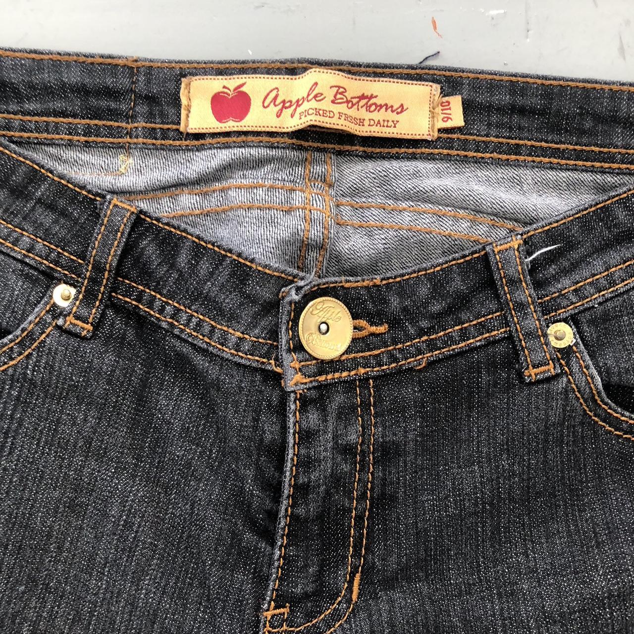 vintage Apple Bottoms Jeans by Nelly🍏🍏🍏 black faded... - Depop