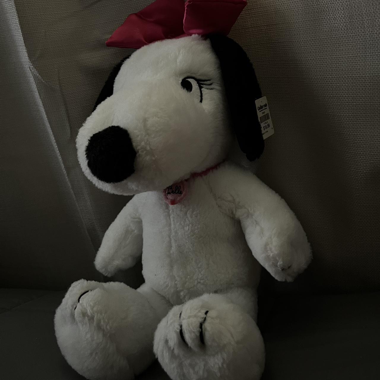 Bow Bella Snoopy 🎀 super cute with a pink bow and... - Depop