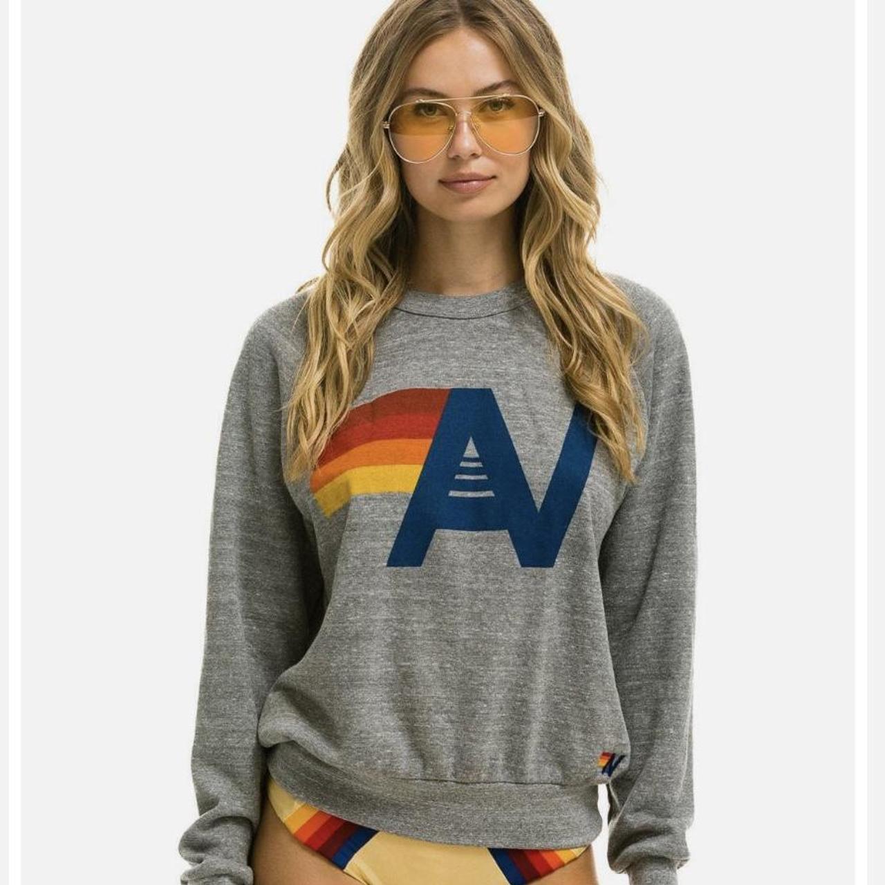 Aviator nation logo sweatshirt Size XS Open to price... - Depop