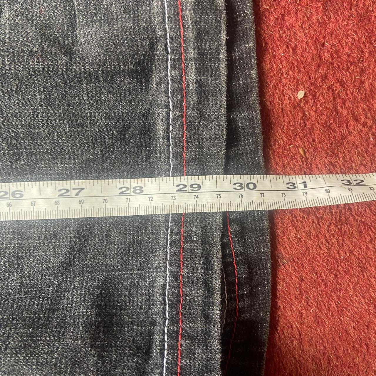 Vintage Blue Evolution Baggy Jorts Size - 40”... - Depop