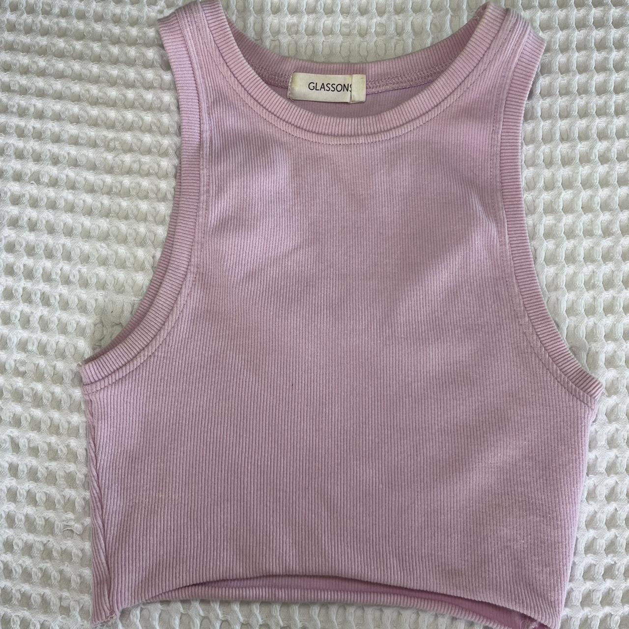 Glassons light pink top size xs #glassons #tops - Depop