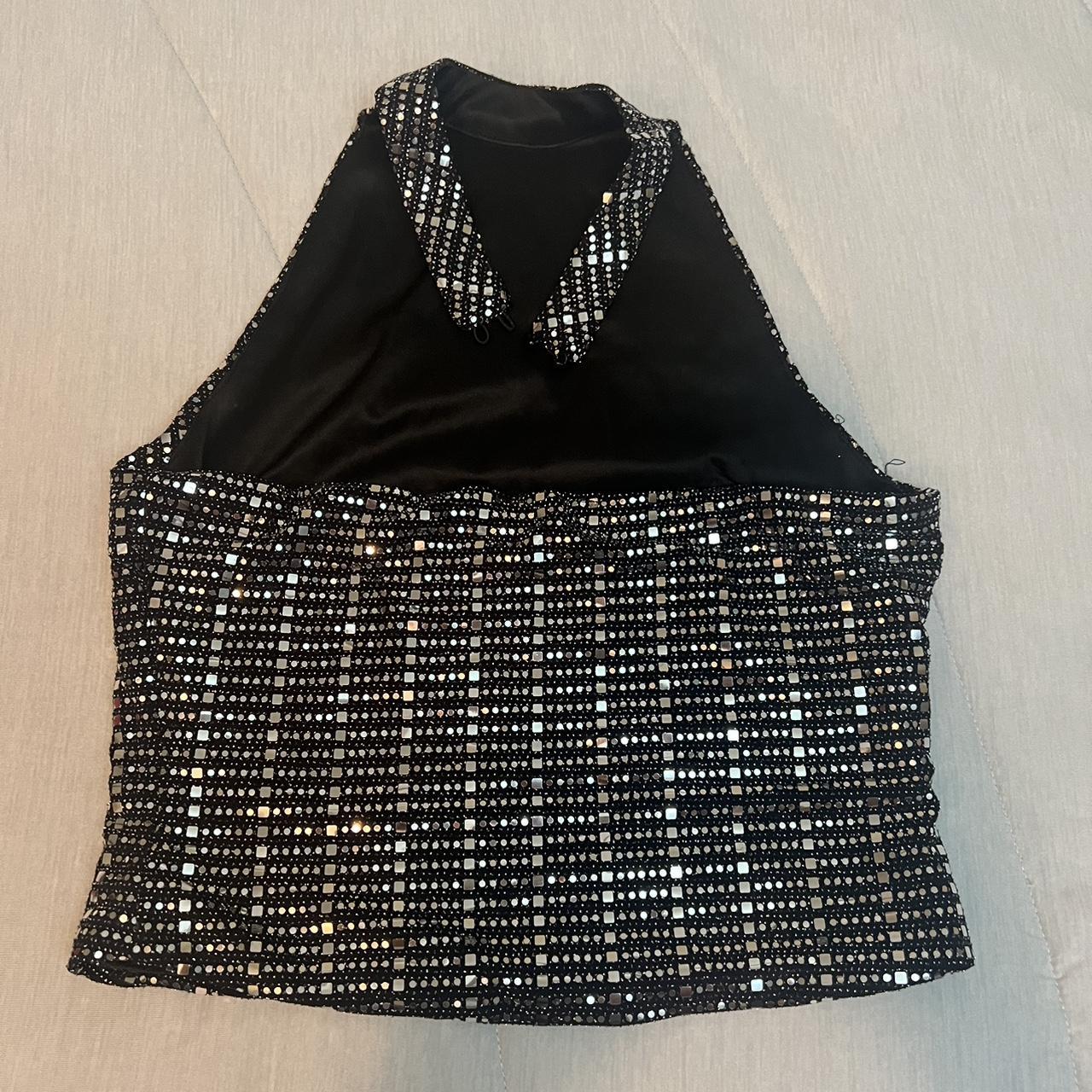 Super cute sparkly halter top! best fit XS/S☺️... - Depop