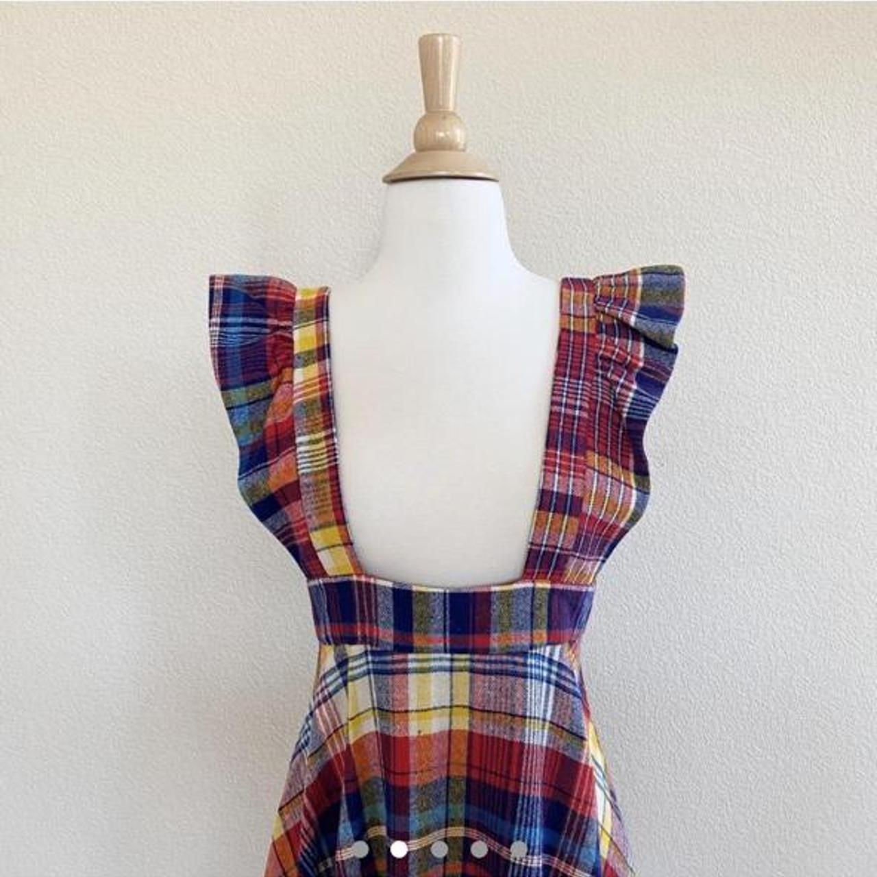1960's Plaid Pinafore This is a wool blend and a... | Depop