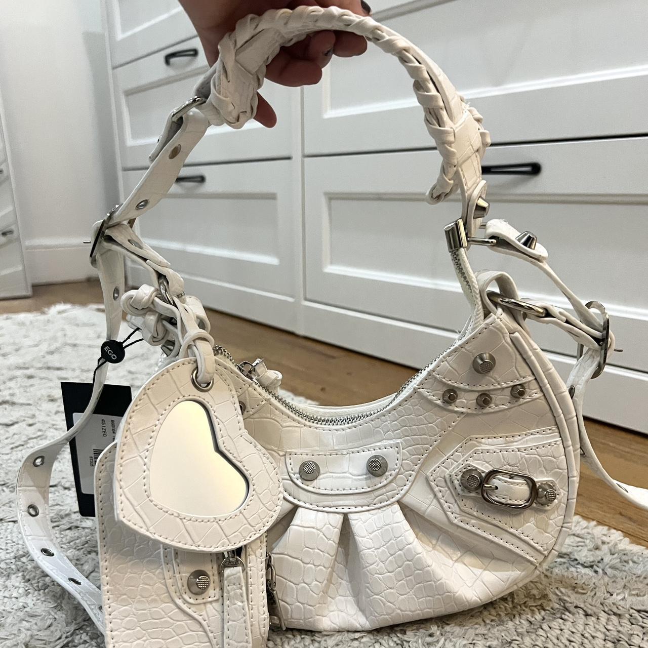 White Y2K Shoulder Bag. Brand New. Never Used.... - Depop