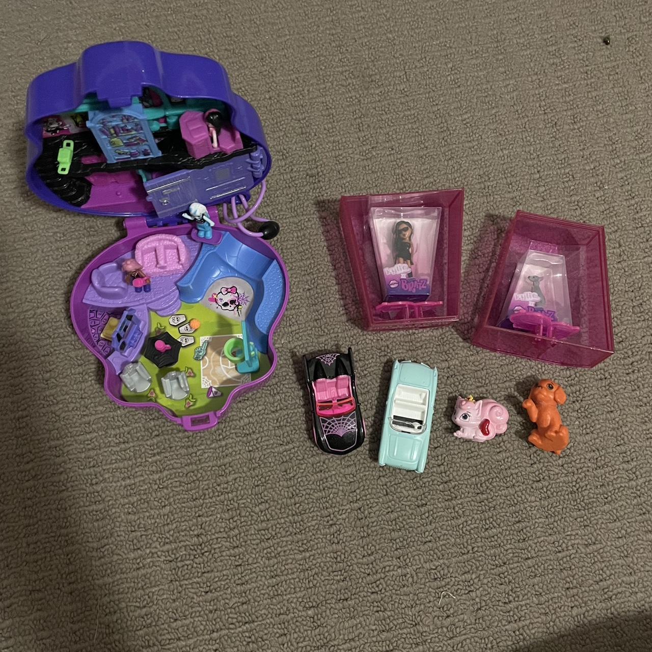 Monster High Polly pocket set - complete Hot wheels... | Depop