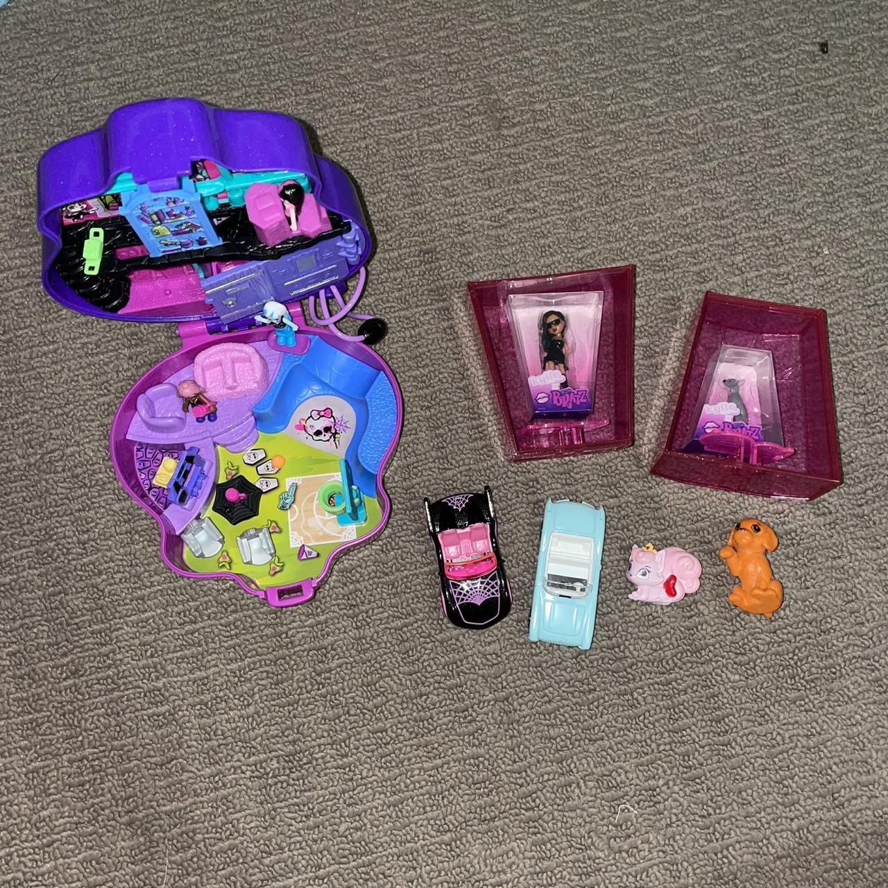 Monster High Polly pocket set - complete Hot wheels... | Depop