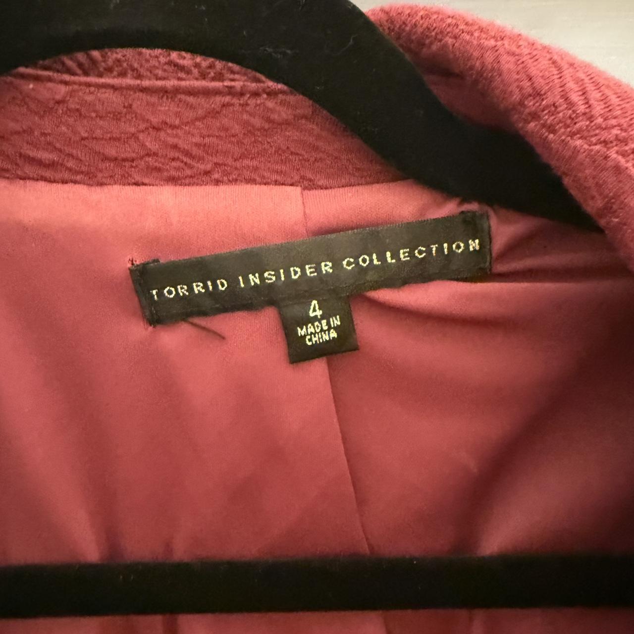 Torrid red motorcycle jacket, size 4 similar to... - Depop