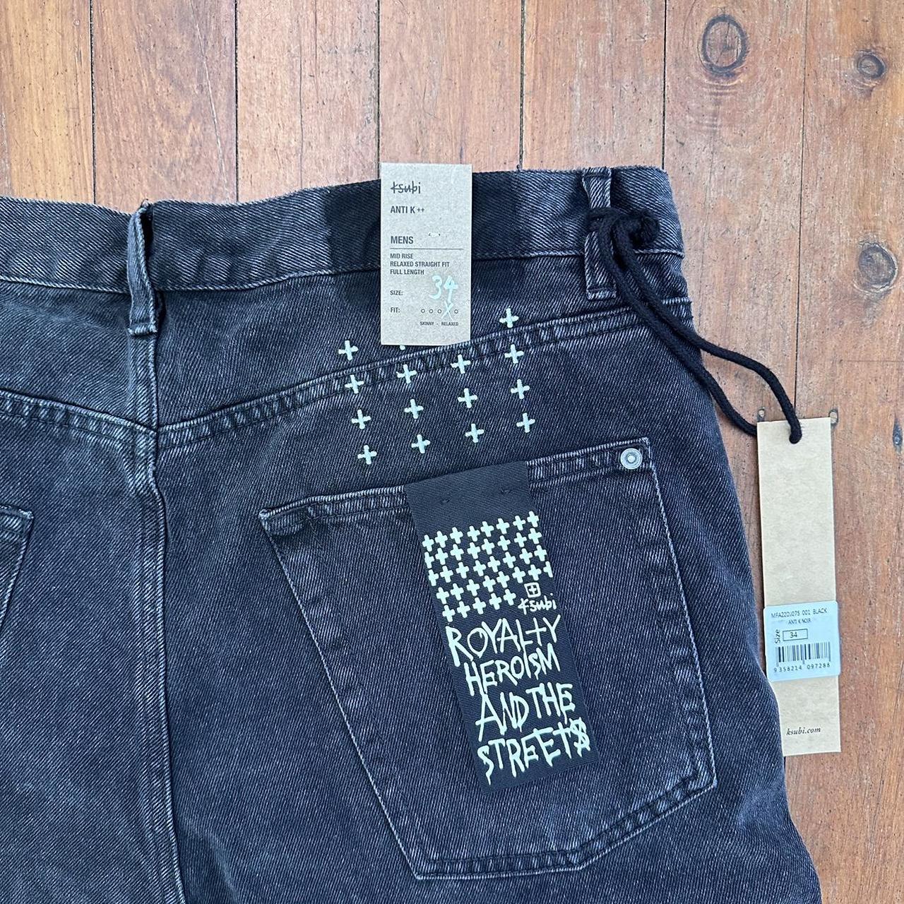 Ksubi Black Anti K Noir Jeans Size 34 BNWT Brand... - Depop