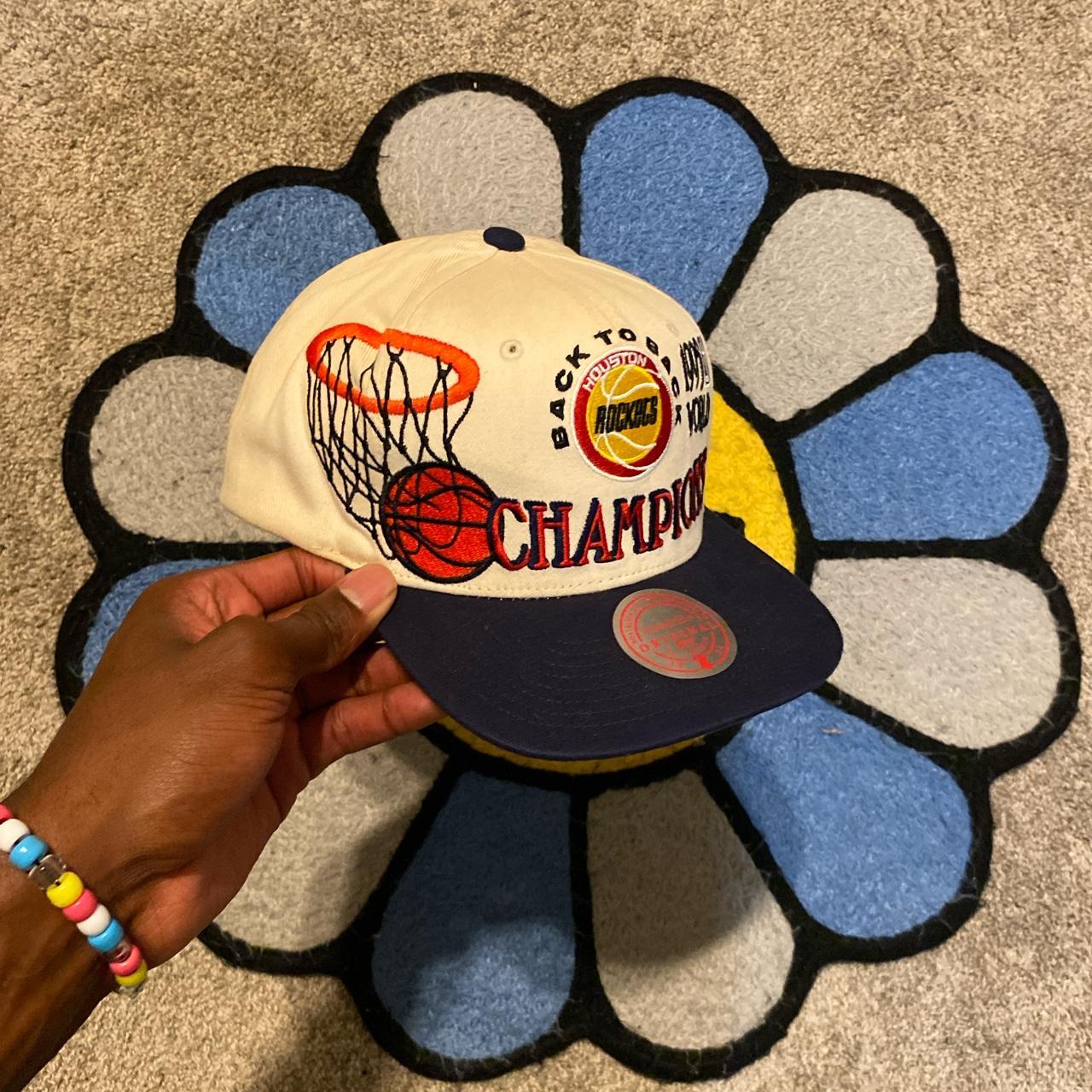 Vintage Houston Rockets Championship Hat Size:... - Depop