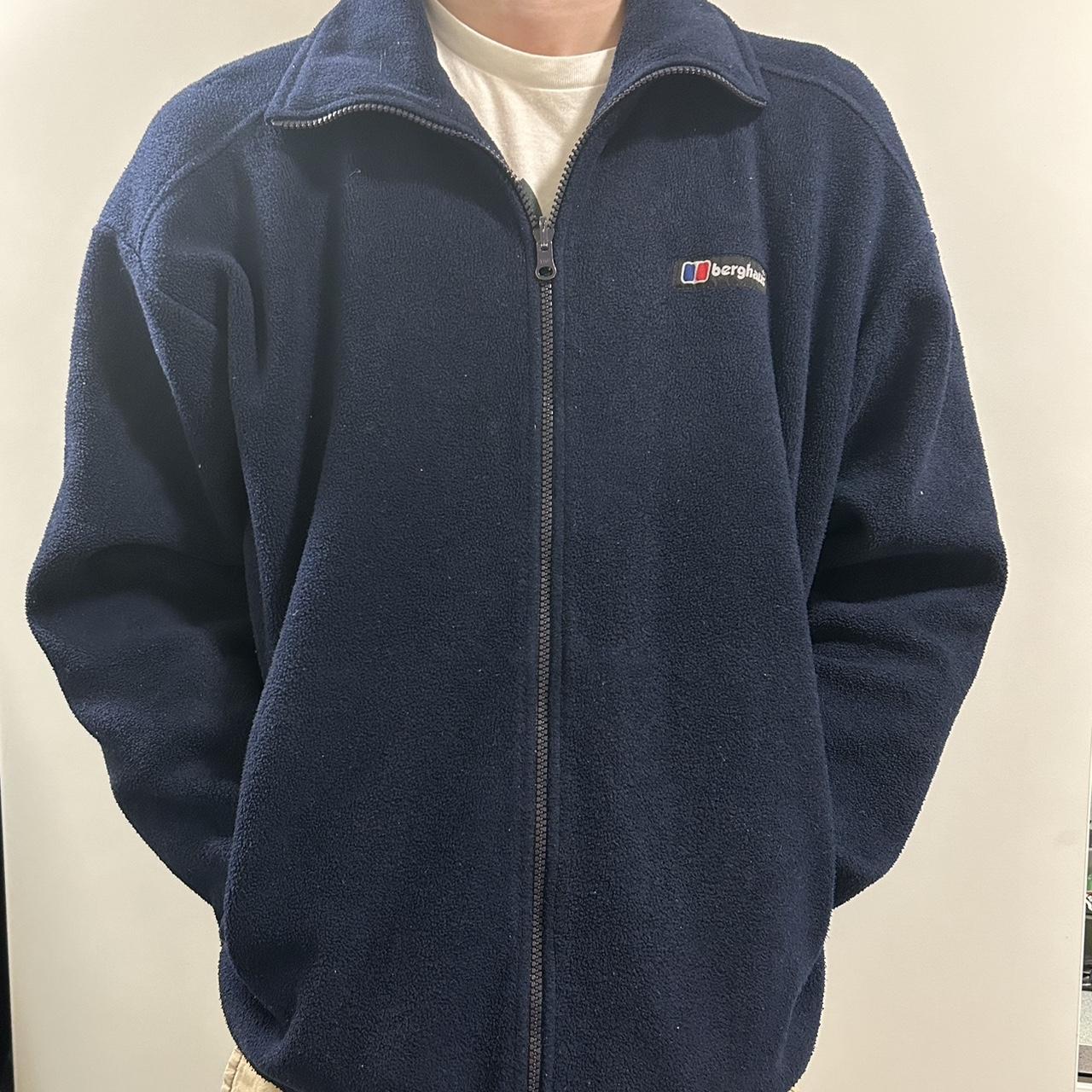 Berghaus navy fleece medium #berghaus #fleece - Depop