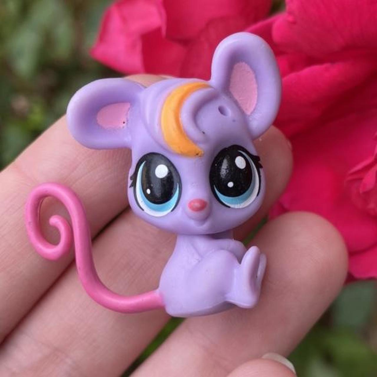 lps littlest pet shop authentic purple mini... - Depop