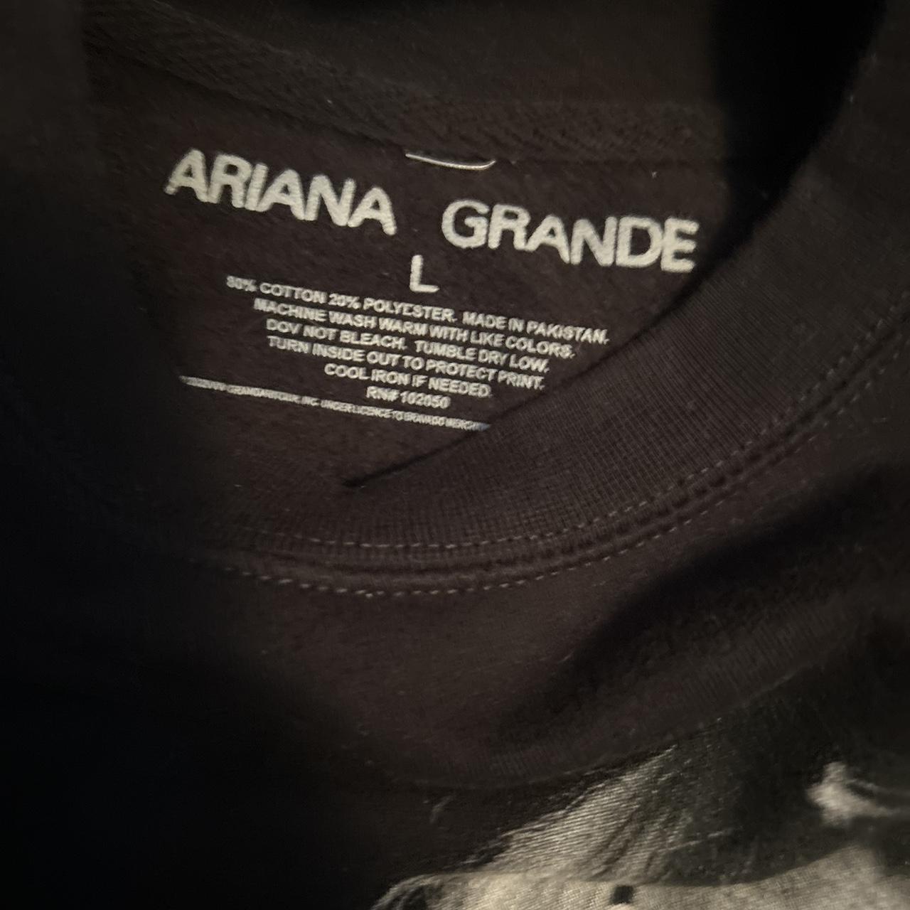 Large Black Ariana Grande Crewneck. Never Worn.... - Depop