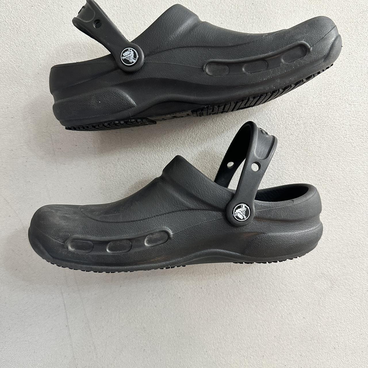 Work Crocs/ clogs (without holes) with ankle strap,... | Depop
