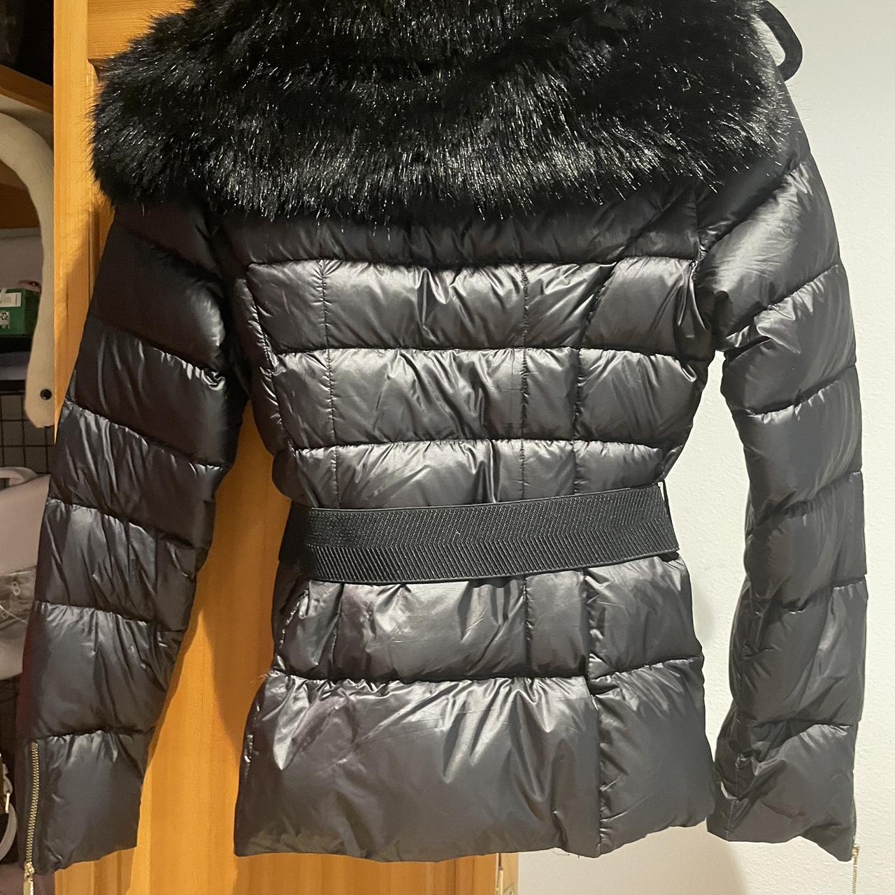 Ted baker black puffer jacket in size ted 1/US... - Depop
