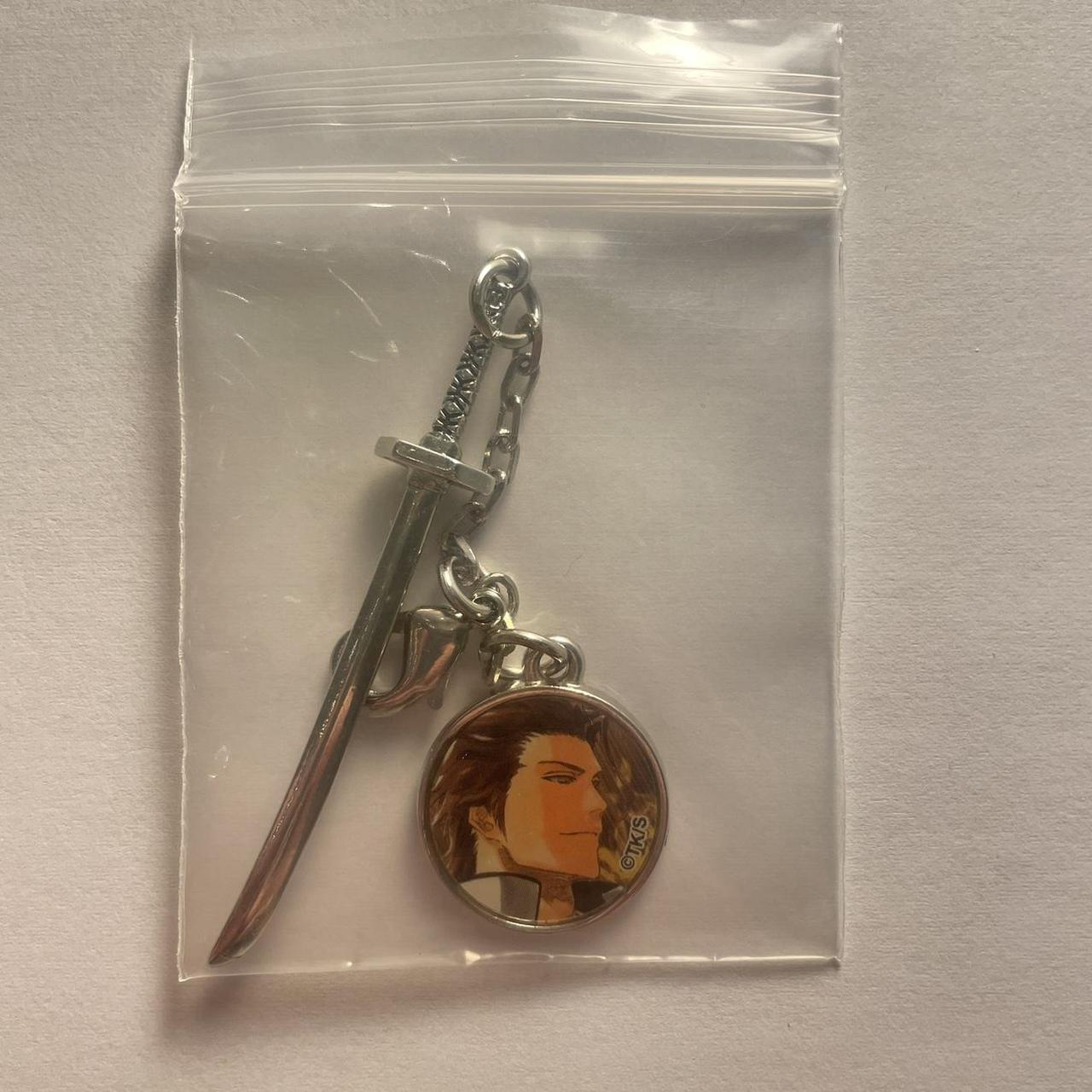 Bleach Jump Festa 50 Zanpakuto Keychain Aizen Rare... - Depop