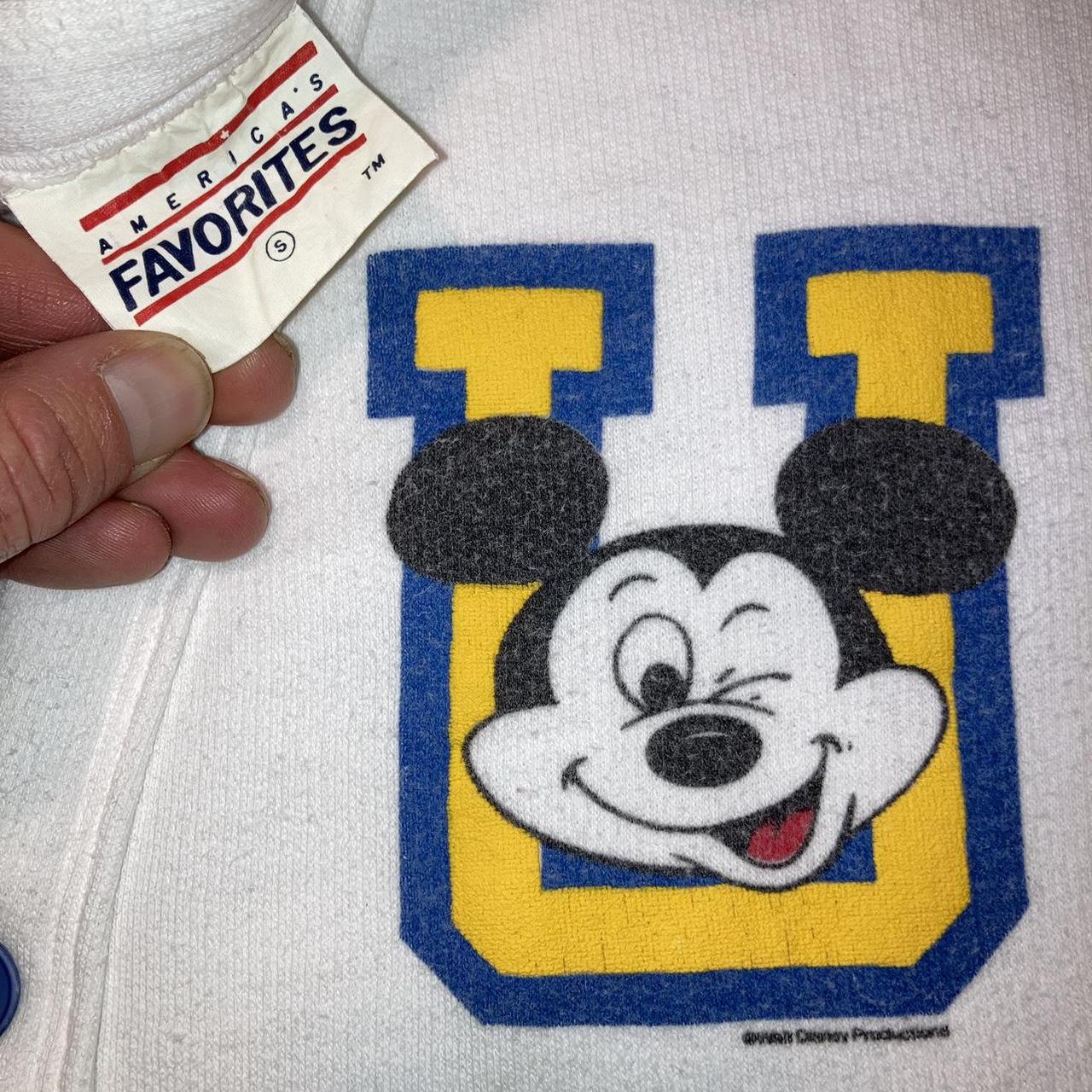 vintage 1980s Disney Mickey Mouse University... - Depop