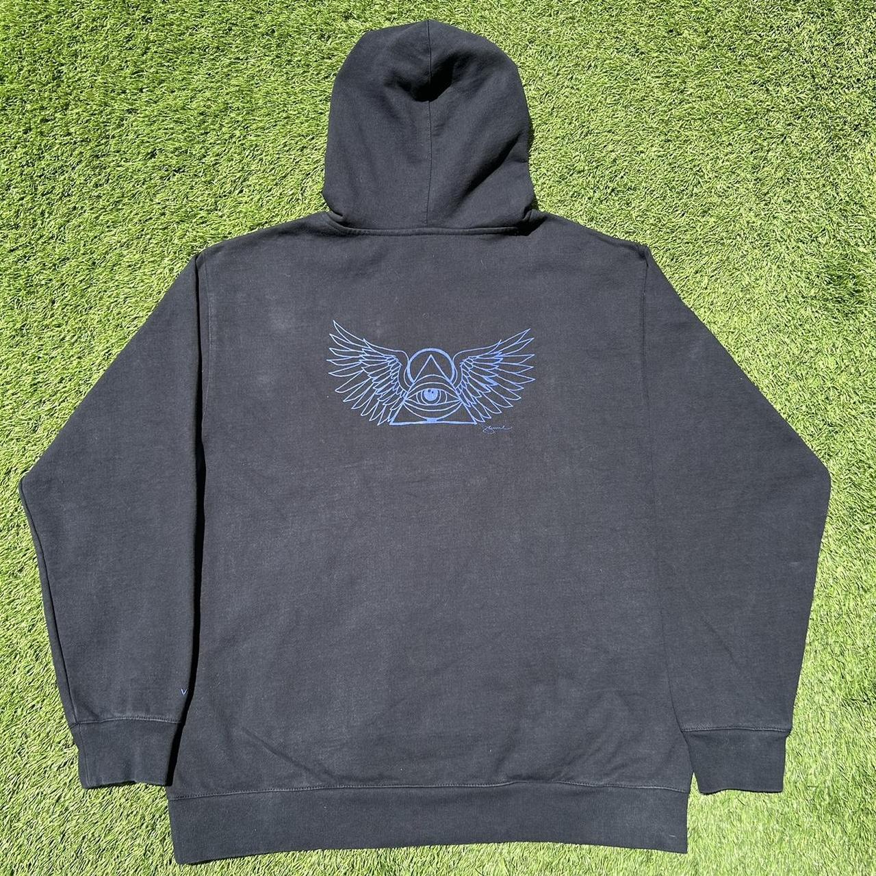 Volcom X Toy Machine Pyramid Eye pullover hoodie. 🛹... - Depop