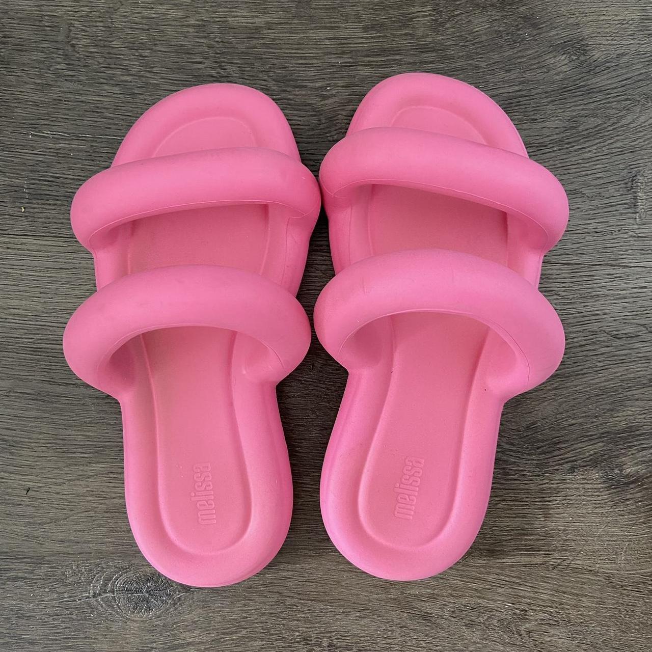 Melissa Free Bloom Slides PINK 🎀 usa size 6... - Depop
