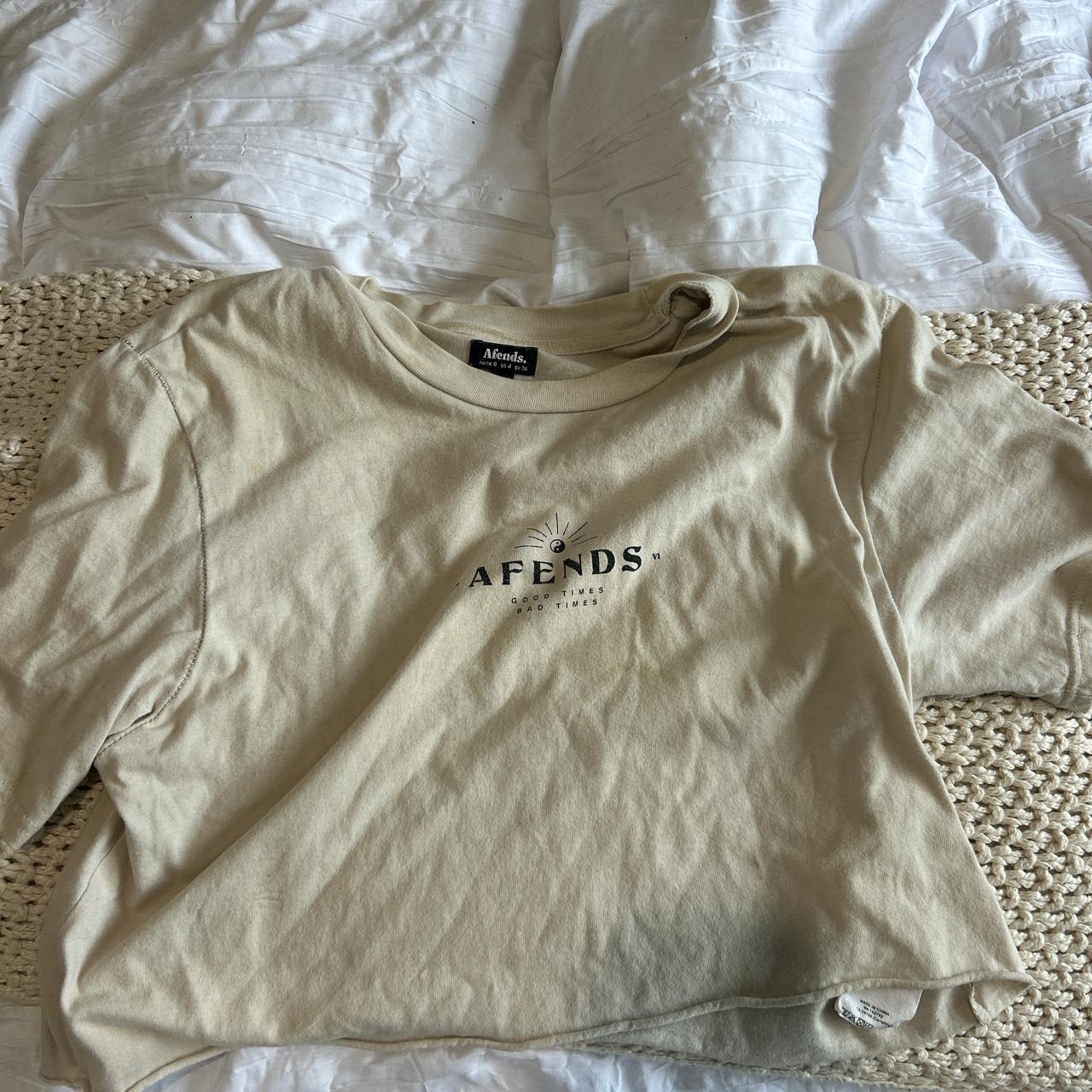 Afends- Tshirt Nude - Depop